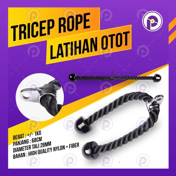 Promo Tricep Rope Premium Quality Tali Latihan Otot Trisep Triceps Ropes - Kota Surabaya - Pipo ...