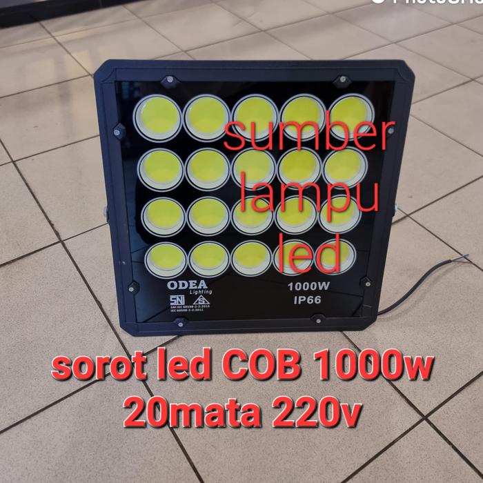 Jual sorot led odea 1000w 1000watt / tembak led cob 1000 watt 20mata 220v - Jakarta Barat ...