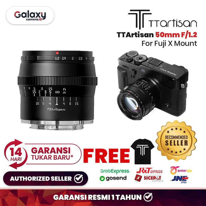 Promo Lensa TTArtisan 50mm F1.2 For Fuji X Mount Cicil 0% 3x - Kota ...