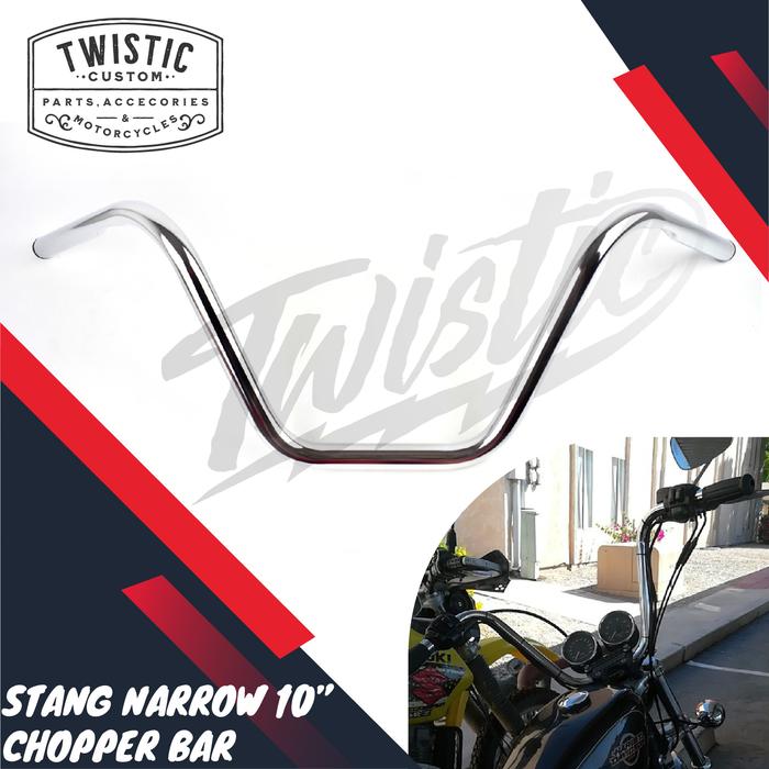 Jual Stang Narrow Chopper Bar 10" Motor Harley Sportster XL Dyna ...