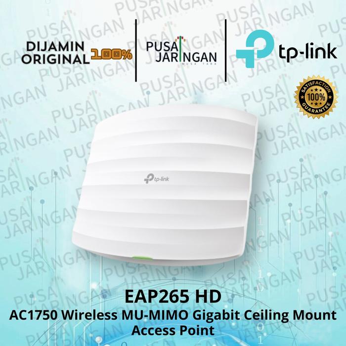 Jual TP-Link EAP265 HD AC1750 Wireless MU-MIMO Gigabit Ceiling AP ...