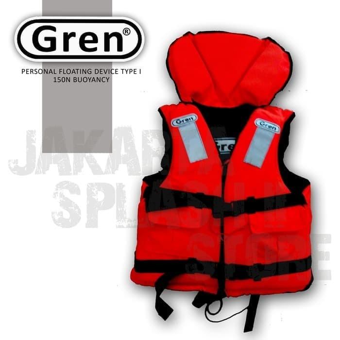 Jual Life Jacket Pelampung Gren / Life Jacket Vest - Pelampung Safety ...