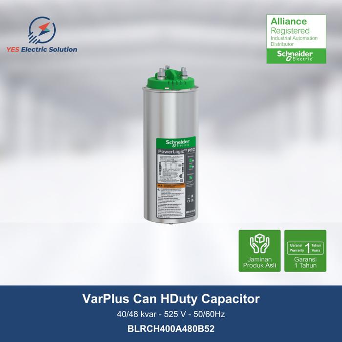 Promo Schneider VarPlus Can HDuty Capacitor 40/48 kvar 525 V BLRCH400A480B52 Cicil 0% 3x - Kota ...