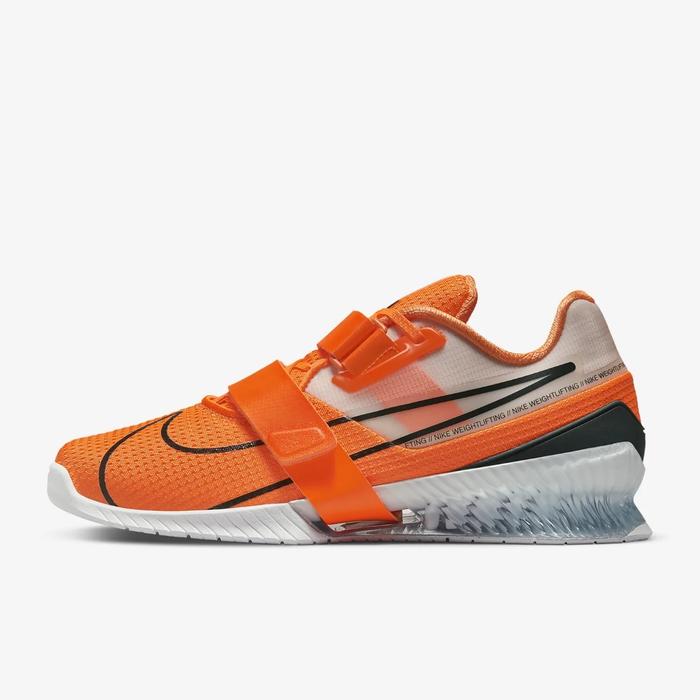 Jual NIKE Romaleos 4 Weight Lifting Shoes Total Orange Sepatu Olympic ...