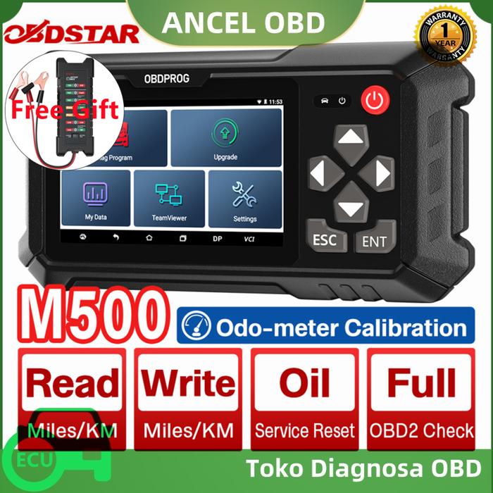 Promo OBDPROG M500 Alat Penyesuaian Jarak Tempuh Odometer Mobil OBD2 ...