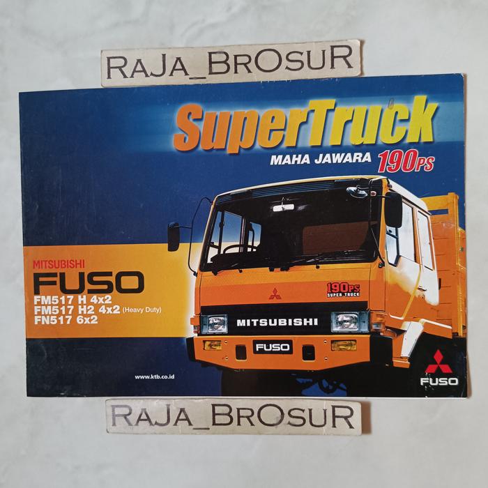 Jual Poster brosur katalog Mitsubishi Fuso FM517 H 4x2/H2 HD/FN517 6x2 2004 - Kab. Langkat ...