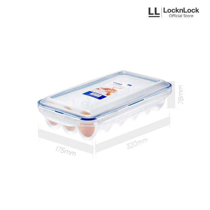 Promo Lock&Lock Egg Dispenser Tempat Penyimpanan Telur 18 butir HPL955 ...