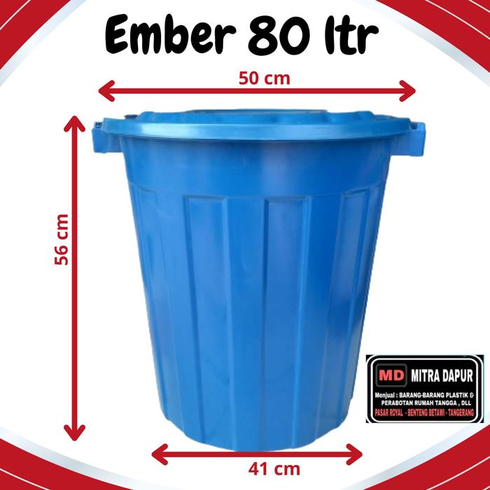 Jual ember plastik 80 liter II ember plastik besar tutup - Kota ...