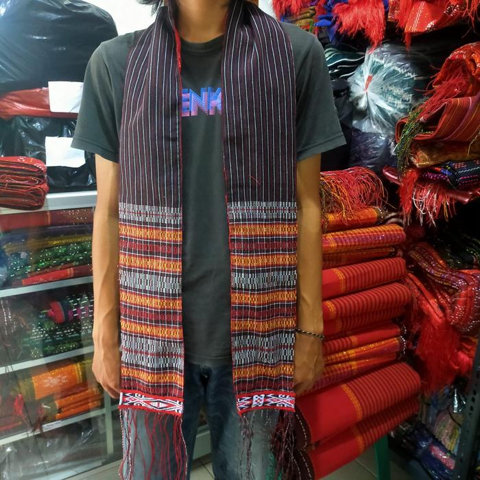 Jual Stola ulos ragihotang - selendang - syal ragihotang adat batak - Hitam - Kota Bekasi ...
