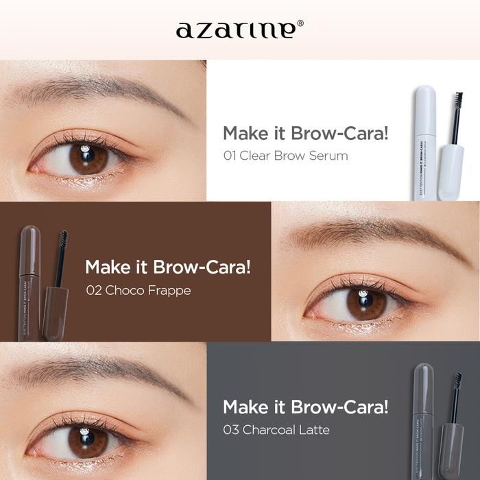 Jual Azarine Eyettention Make It Brow-cara! (clear Brow Serum, Choco ...