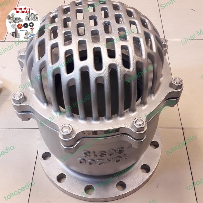 Jual Foot valve stainless 8 inch JIS 10K / Foot valve SS DN 200 Model ...