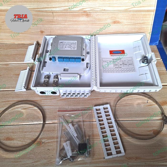 Jual odp 12 core lengkap box spliter 1:8 sc upc/ODP 12 CORE MODEL BOX ...