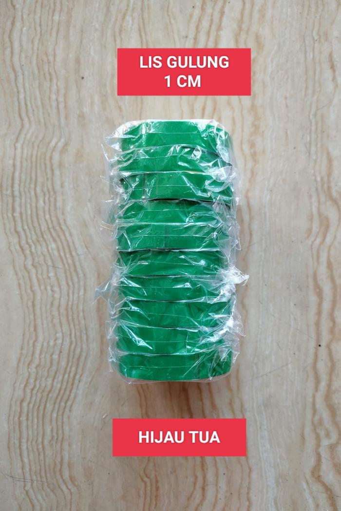 Jual Lis 1cm roll, sticker lis velg polos 1cm x 5meter harga per 1pcs ...