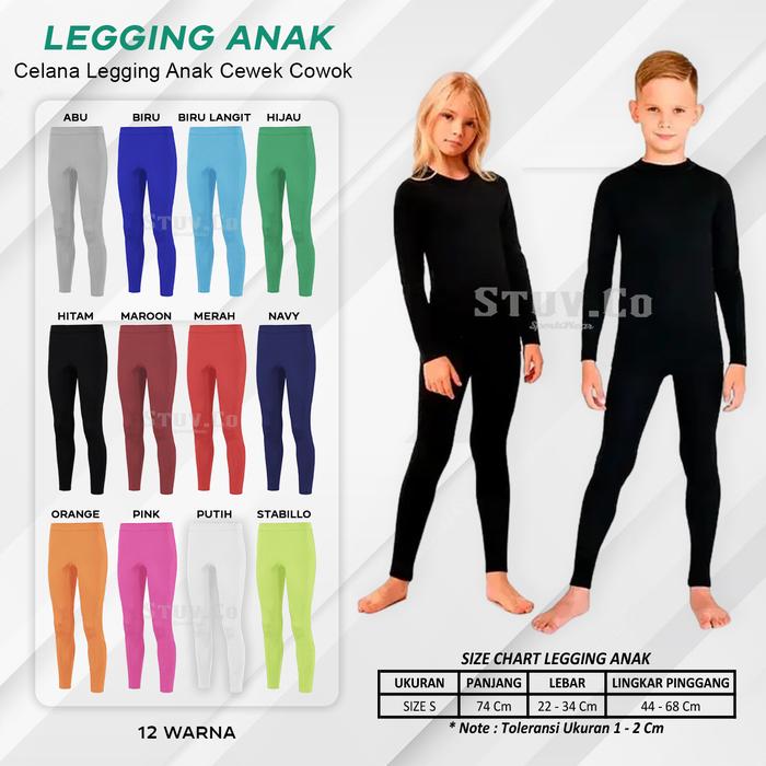 Jual Leging Panjang Olahraga Anak Longpant Manset Kaki Olahraga Anak ...