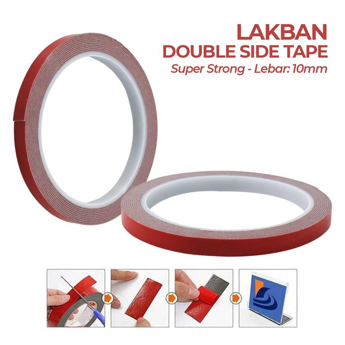 Jual JETTING Lakban Selotip Double Tape 3M SC Merah 3m x 20mm - Kota ...