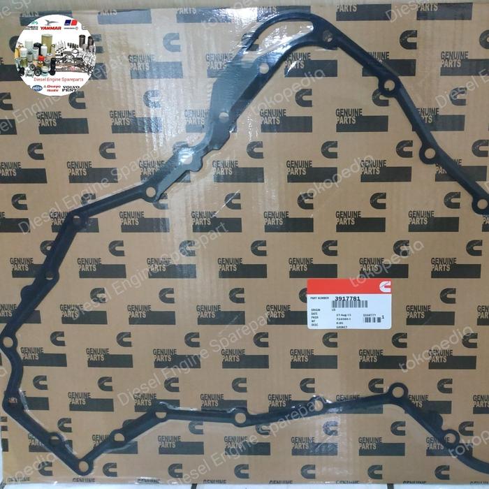 Jual 3917781 gasket gear cover / gasket tutup gear cover cummins 6ct8.3 ...