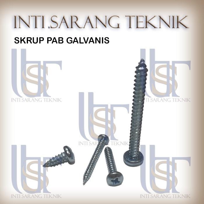 Jual Skrup 8 X 1/2 Galvanis | PAB 8 X 1/2 / 100pc - Jakarta Pusat ...