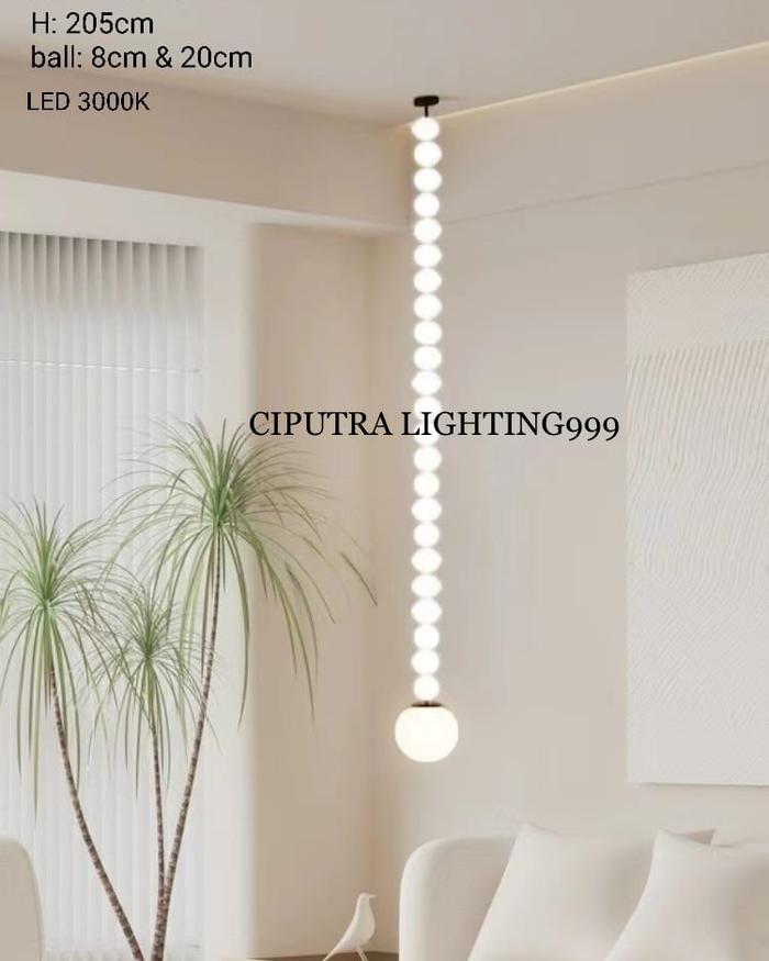 Jual LAMPU GANTUNG HIAS MINIMALIS MODERN SUDUT RUANGAN VOID TANGGA 24 ...