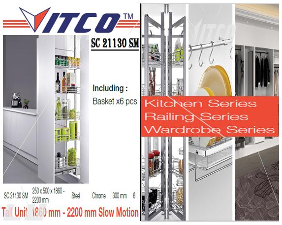 Jual Vitco SC 21130 SM Tall Unit 1860 - 2200 mm SM - Rak Dapur ...
