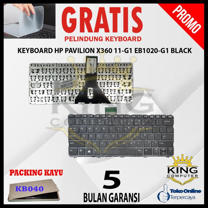 Jual KEYBOARD HP PROBOOK X360 11 G1 EB1020 G1 BLACK FREE KEYBOARD ...