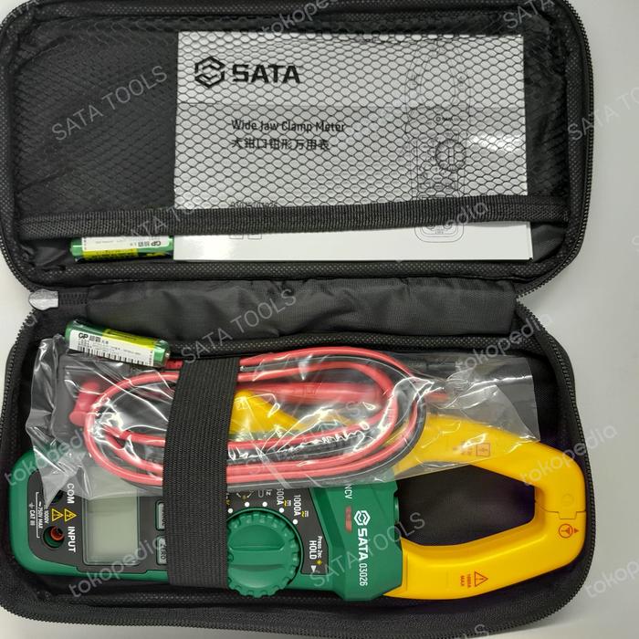 Jual Alat Pengukur Arus Listrik Sata 03026 AC/DC Wide Jaw Clamp ...