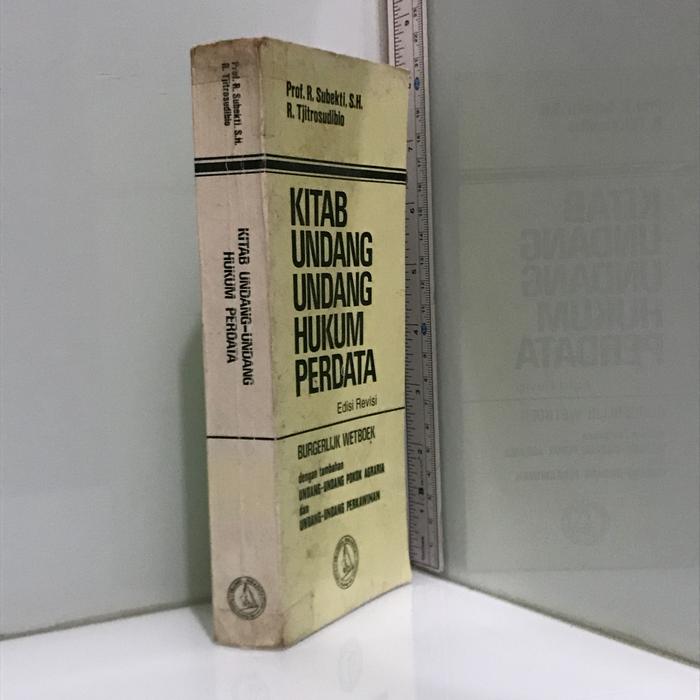 Jual Kitab Undang Undang Hukum Perdata Prof R Subekti Di Seller Sweet ...