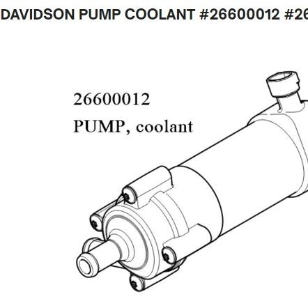 Jual HARLEY DAVIDSON PUMP COOLANT #26600012 #26800107 - Kota Bandung ...