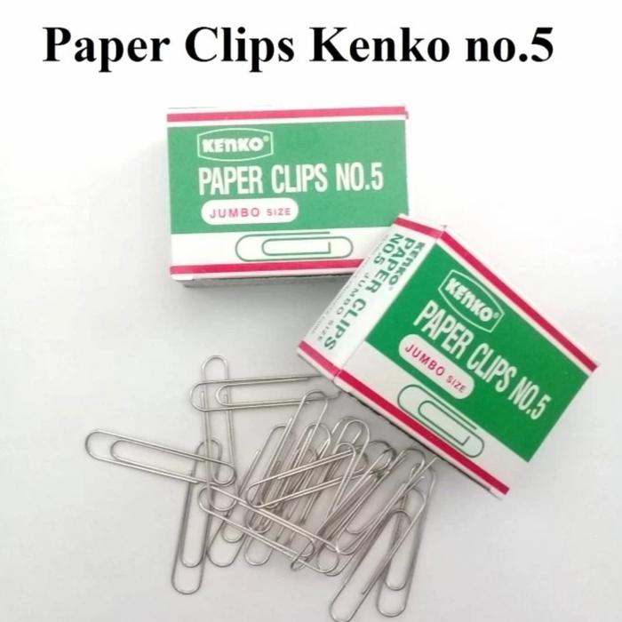 Jual peper clips kenko no 5 jumbo size harga promo terbatas - Jakarta ...