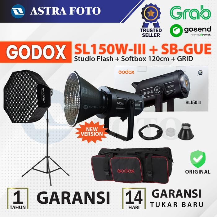 Promo Godox SL150W III Studio LED Bowens Mount SL-150W SL150 W SL150III ...