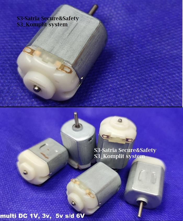 Jual mini Dinamo dc kecil 3v 5v 6v motor 1-6v battery dc 5volt sekolah ...