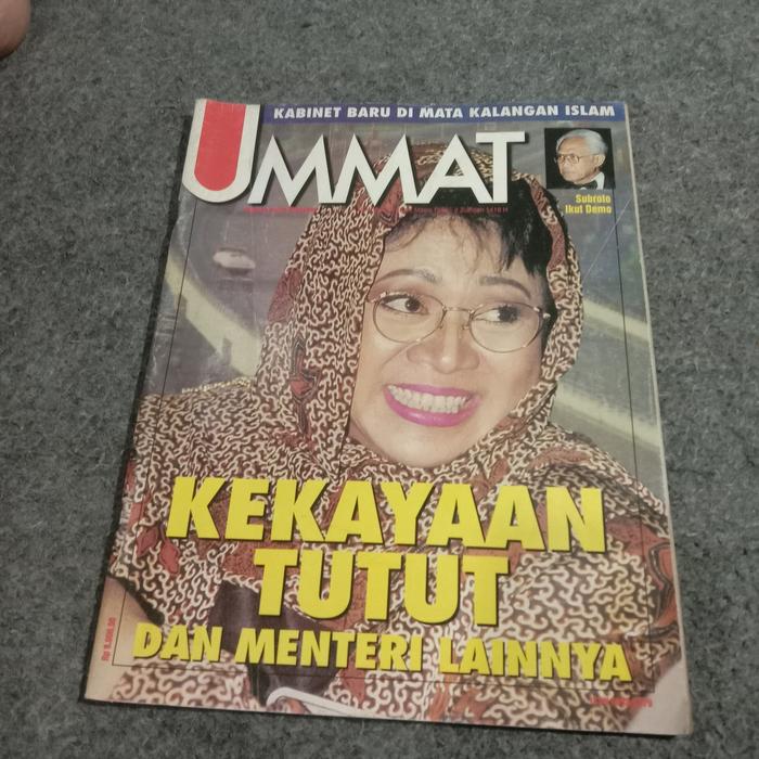 Jual majalah ummat 1998 kekayaan Tutut dan menteri lainnya - Kab ...