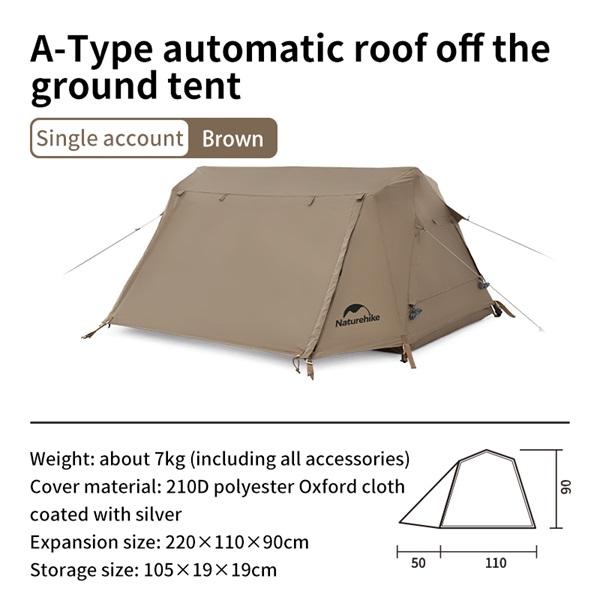Jual Tenda Velbed roof off the ground automatic tent Naturehike ...