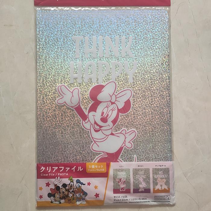 Jual clear File folder holder A4 mickey Minnie mouse minions - Jakarta ...