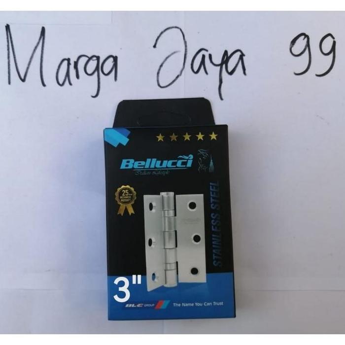 Jual Engsel Bellucci 3" Stainless / Engsel Jendela Bellucci 3 Inch ...