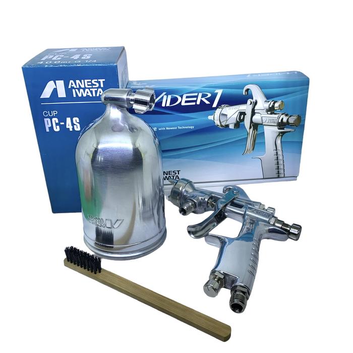 Jual Anest iwata wider 1 spray gun plus Cup PC-4S Japan Original baru - Kab. Bekasi - waroka ...