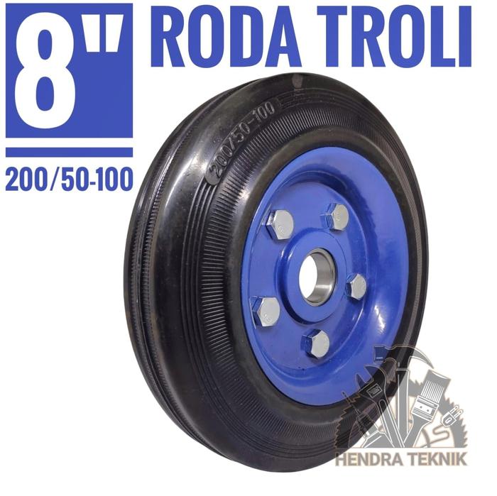 Jual RODA KARET 8" RODA SAJA RODA TROLI 8 IN RODA LORI GEROBAK COLA ...
