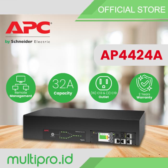 Promo RACK APC AP4424A RACK ATS 2U 32A 230 2 IEC 309 IN 16 C13 2 C19 ...