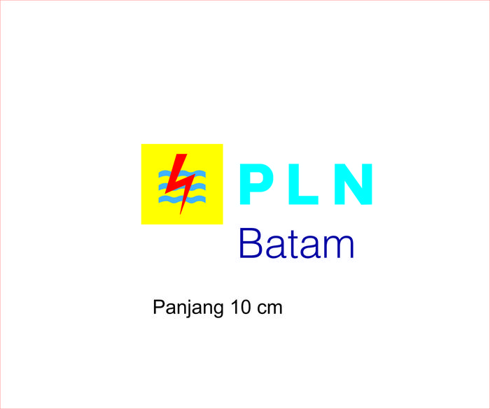 Jual Sticker Helm Logo PLN Batam,P-10cm-Stiker Cutting - Jakarta Pusat ...
