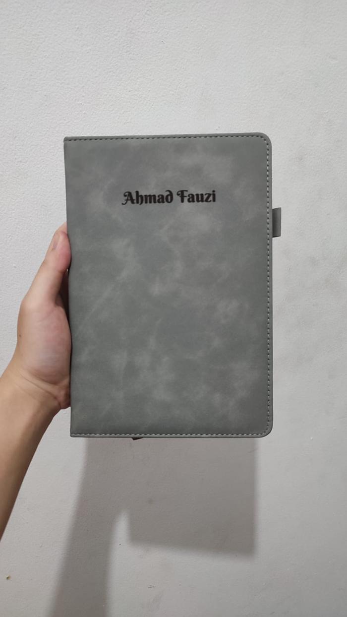 Jual [BISA CUSTOM] Buku Agenda Notebook Kulit Custom Ukuran A5/ Buku ...