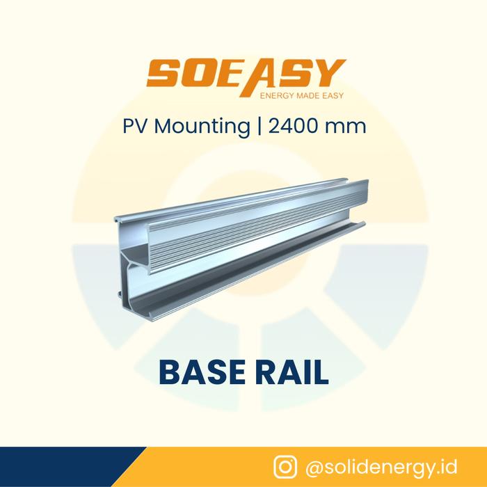 Jual Soeasy Base Rail 2400 Panel Surya/Solar Panel Mounting - Kab ...