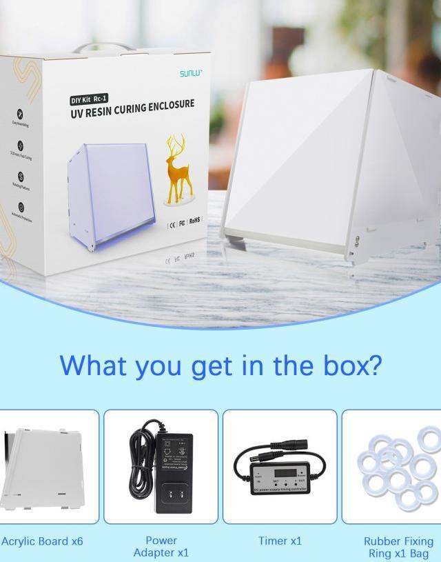 Jual Sunlu UV Resin 3D Printing Curing Box Kit - Jakarta Pusat - Hoshi ...