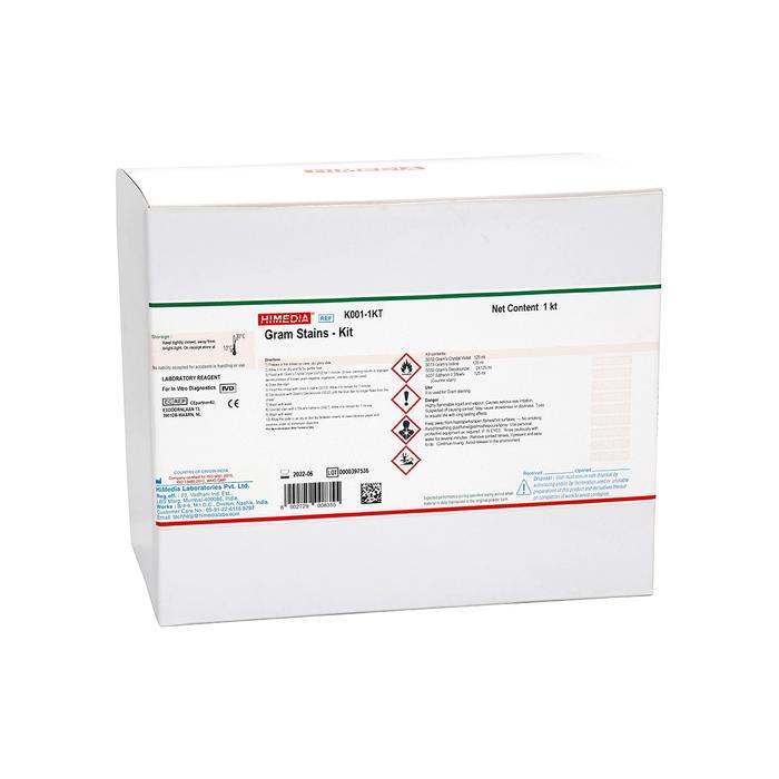 Jual Gram Stains Kit HiMedia (K001-1KT) for Staining Grams in Bacteria ...