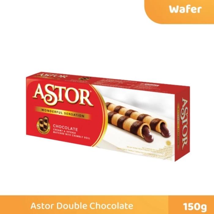 Jual Astor Wafer Stick Chocolate 150 gr / Biskuit Wafer Astor Stick ...