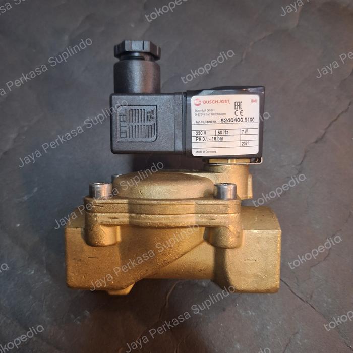 Jual Solenoid Valve Norgen Buschjost 220V 230V liquid Gas Angin ...