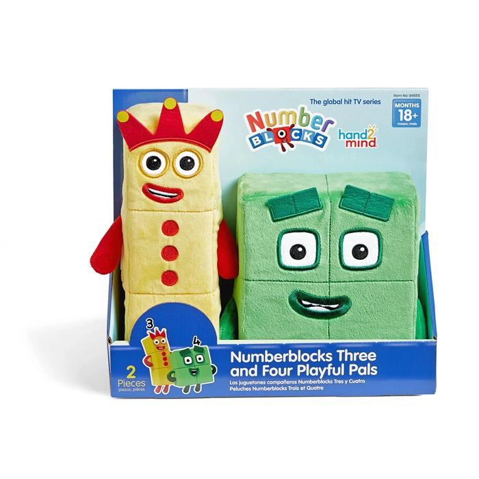 Promo Hand2Mind Numberblocks Three and Four Playful Pals Boneka ...