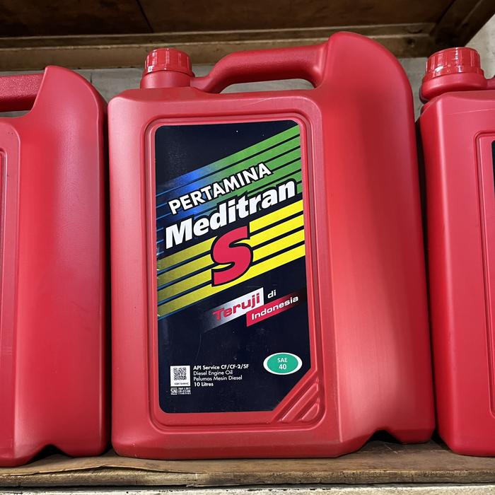 Jual Pertamina Meditran S40 S 40 Oli Mobil Diesel Solar 10 Liter - Kota ...