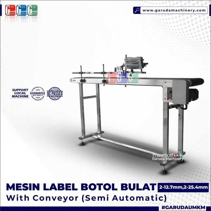 Jual MESIN LABEL UNTUK BOTOL BULAT WITH CONVEYOR - Kab. Malang - Garuda ...