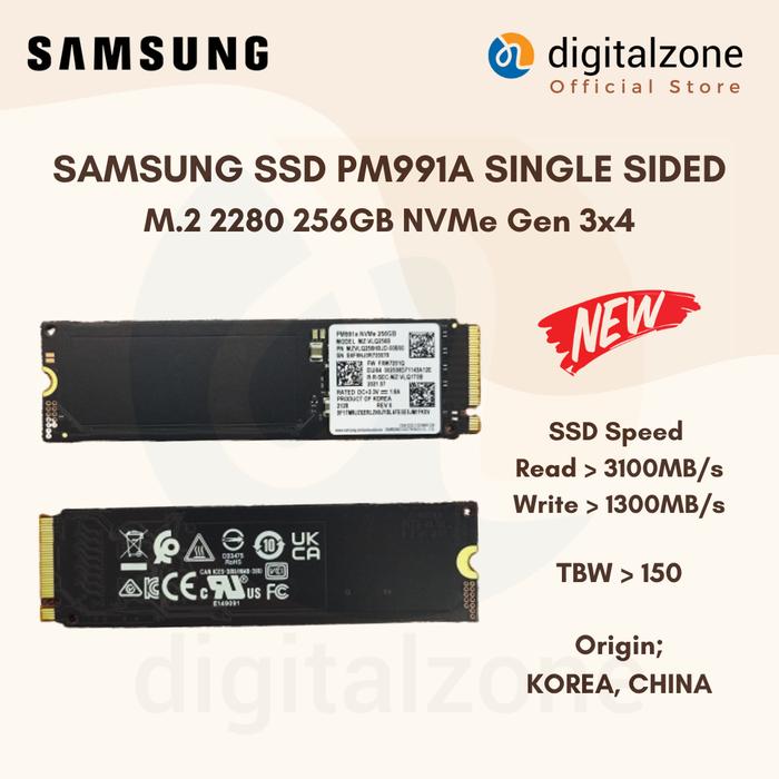 Jual Samsung Ssd Pm991a 256gb M.2 2280 Nvme Pcie Gen3 X4 Original Di Seller Velvet Store ...