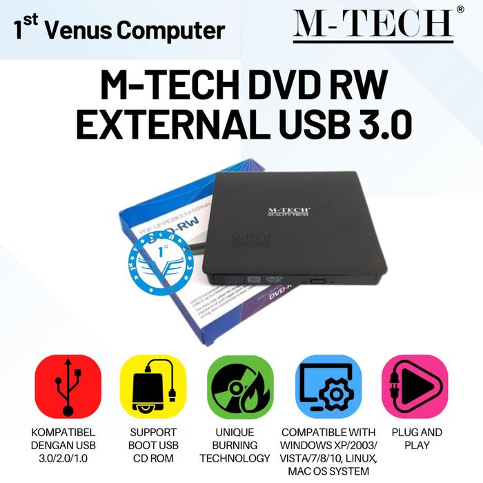 Jual Dvd Rw External M-tech Usb 3.0 / Com02-mtc Di Seller Velvet Store - Cengkareng Timur, Kota ...