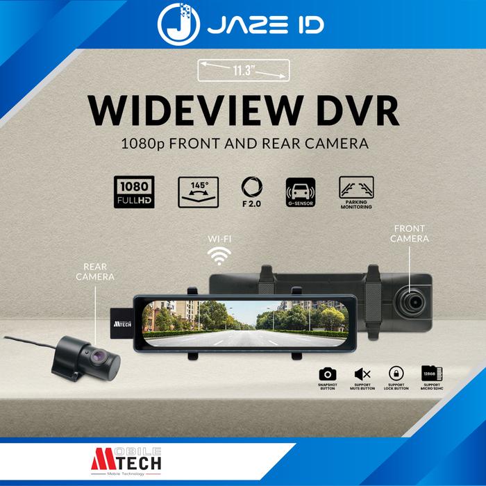 Jual Mtech Dash Cam 2K Car DVR AI 11.3 inch Wifi Mobil ADAS Kamera ...